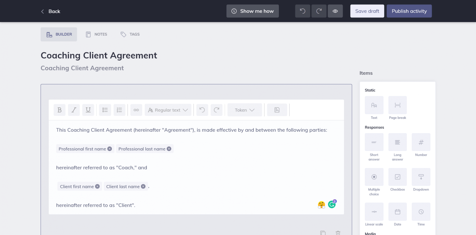 Best Life Coaching Intake Forms, Templates and Questions