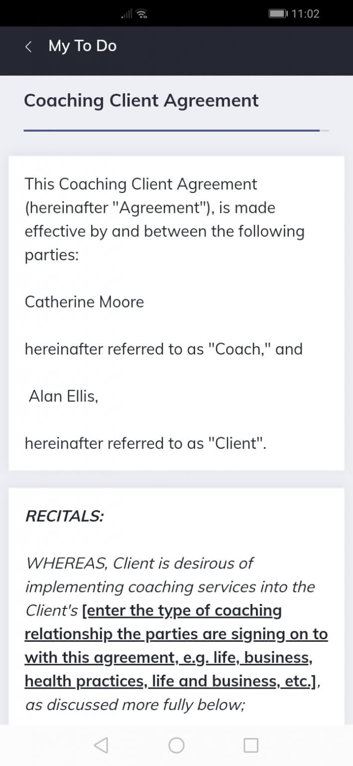 Crafting a Coaching Agreement: 7 Samples & Templates