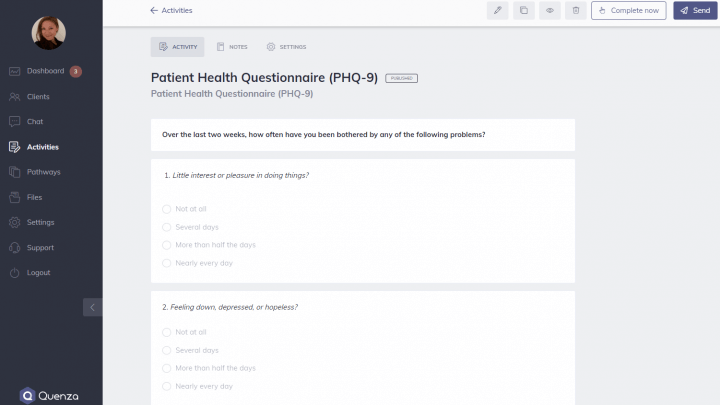 Mental Health Assessment Tool Box for Professionals