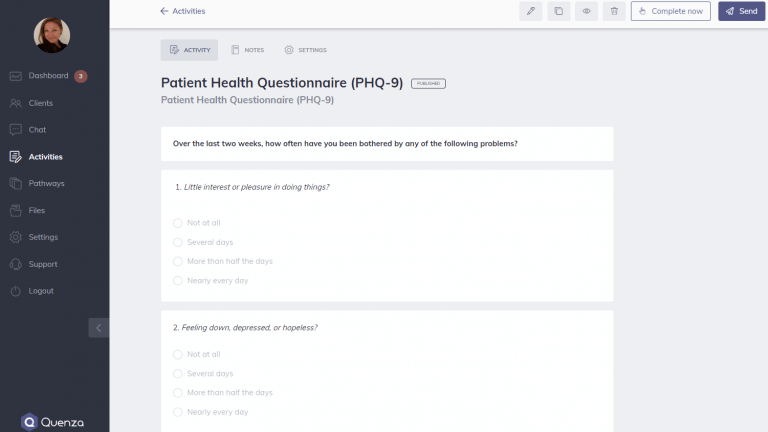 Mental Health Assessment Tool Box for Professionals