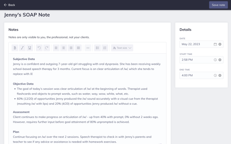 SOAP Notes for Speech Therapy: Ultimate Guide (& Examples)